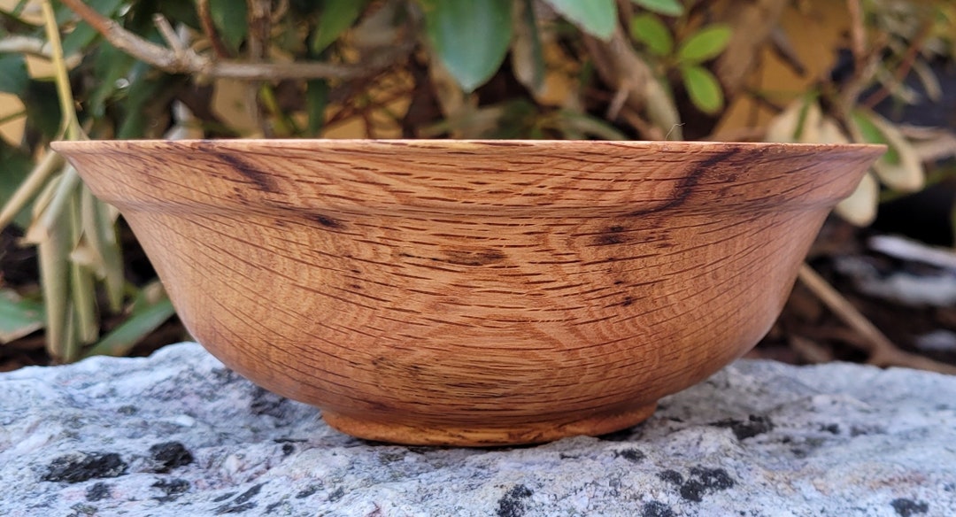 Red Oak Bowl With Bee’s Wax & Walnut Oil #81 - Etsy
