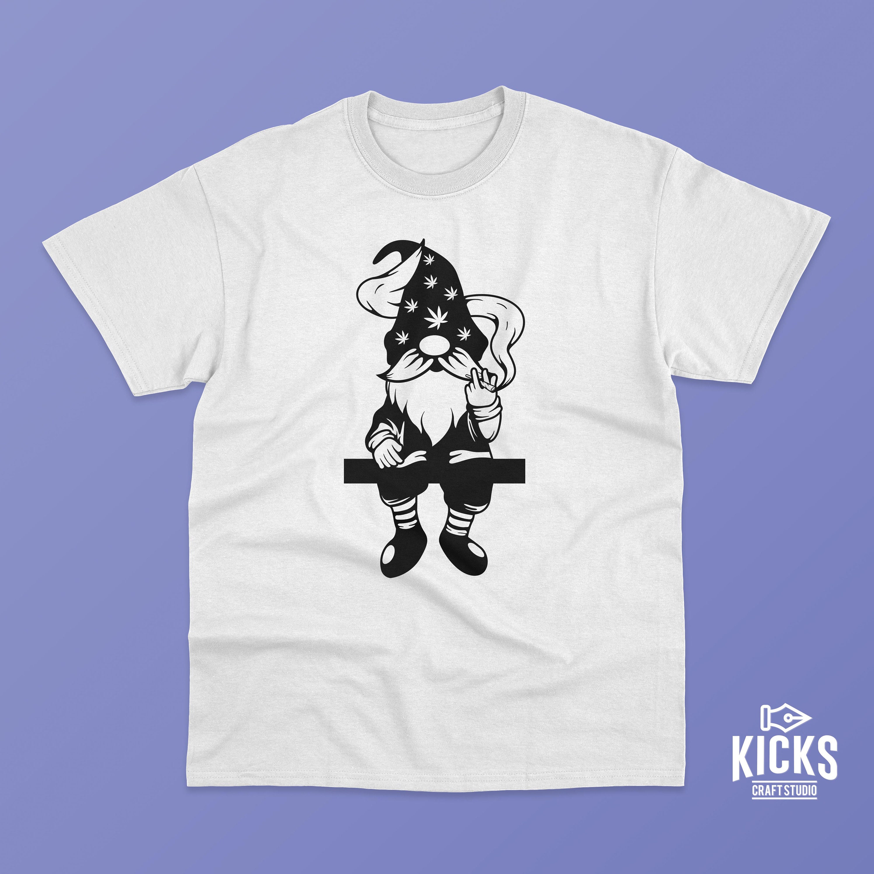 Gnomes Smoking Weed Svg, 420 Cut Files, Cannabis Blunt Stencil, Rasta ...