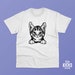 Cute Cat SVG, Curious Kitten Clipart, Cat Svg, Peeking Face Svg, Cute ...