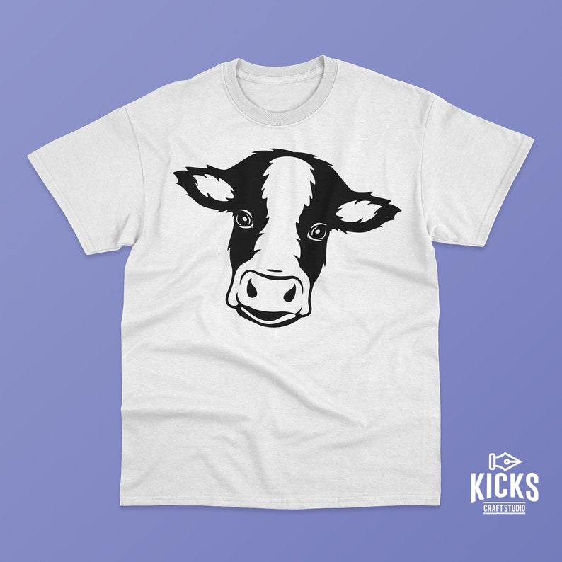 Cows Svg Cricut, Heifer Png, Funny Farm Animal Clipart Download, Face ...