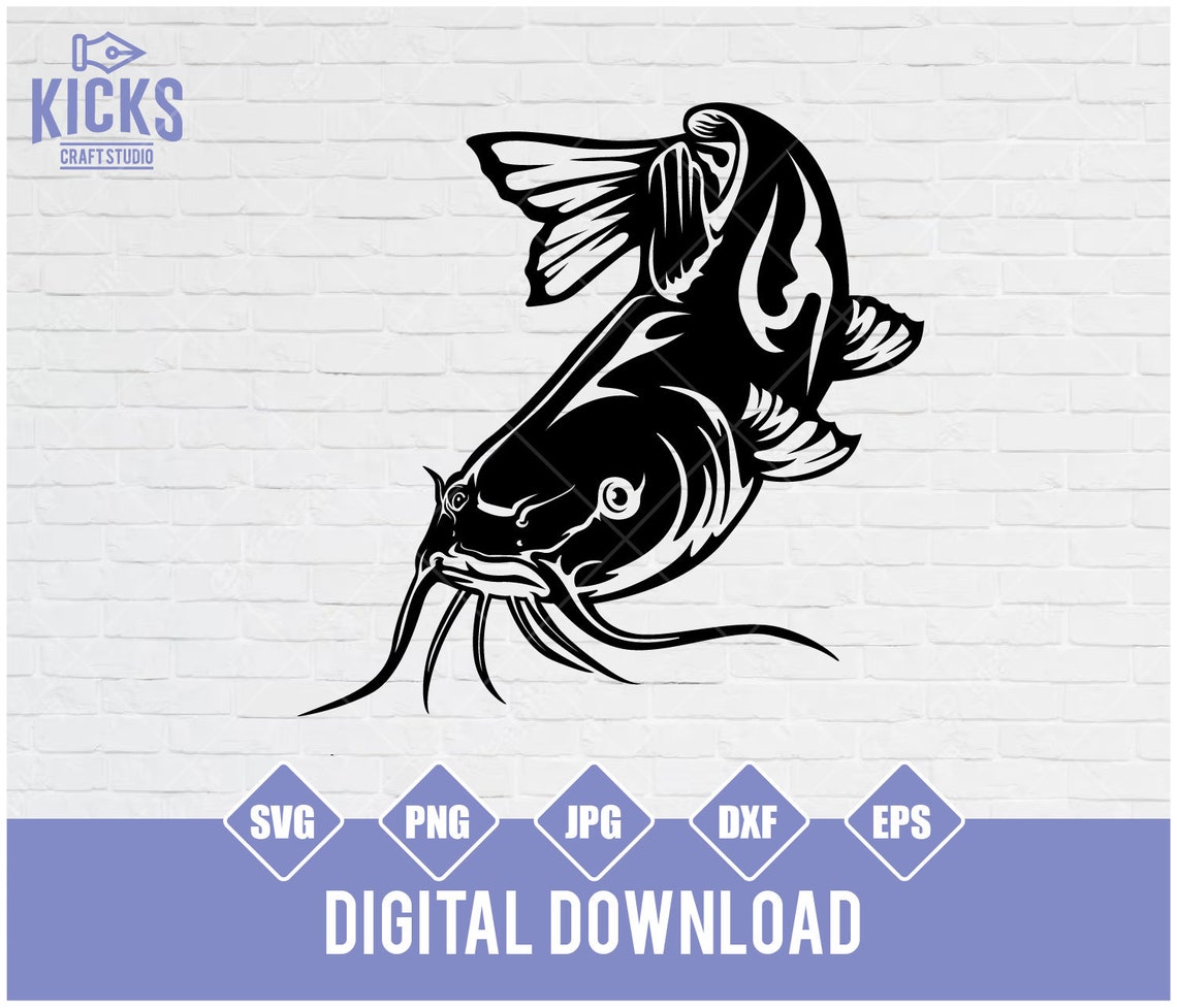Catfish Clipart Catfish Svg Files Catfish Png Catfish - Etsy Canada