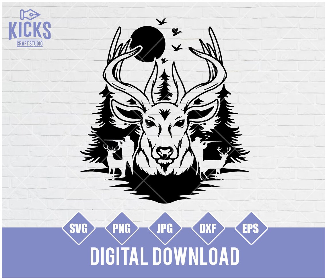 Hunting Deer Svg File Hunting Svg Hunting Shirt Svg Deer - Etsy