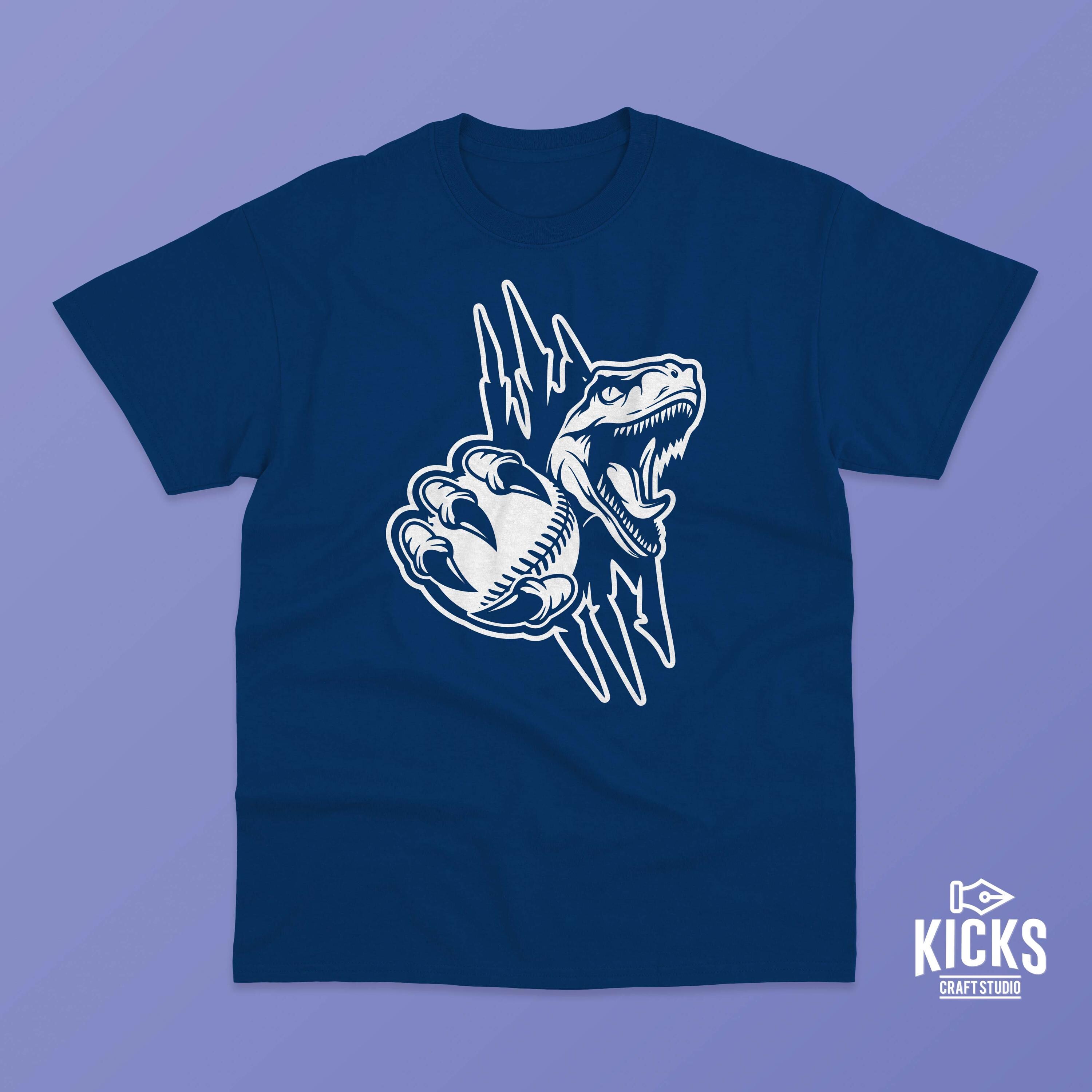 Raptor Wall Scratch Baseball Ball Svg, Baseball Team Png Printable Dinosaur Sport, Game Day Svg ...