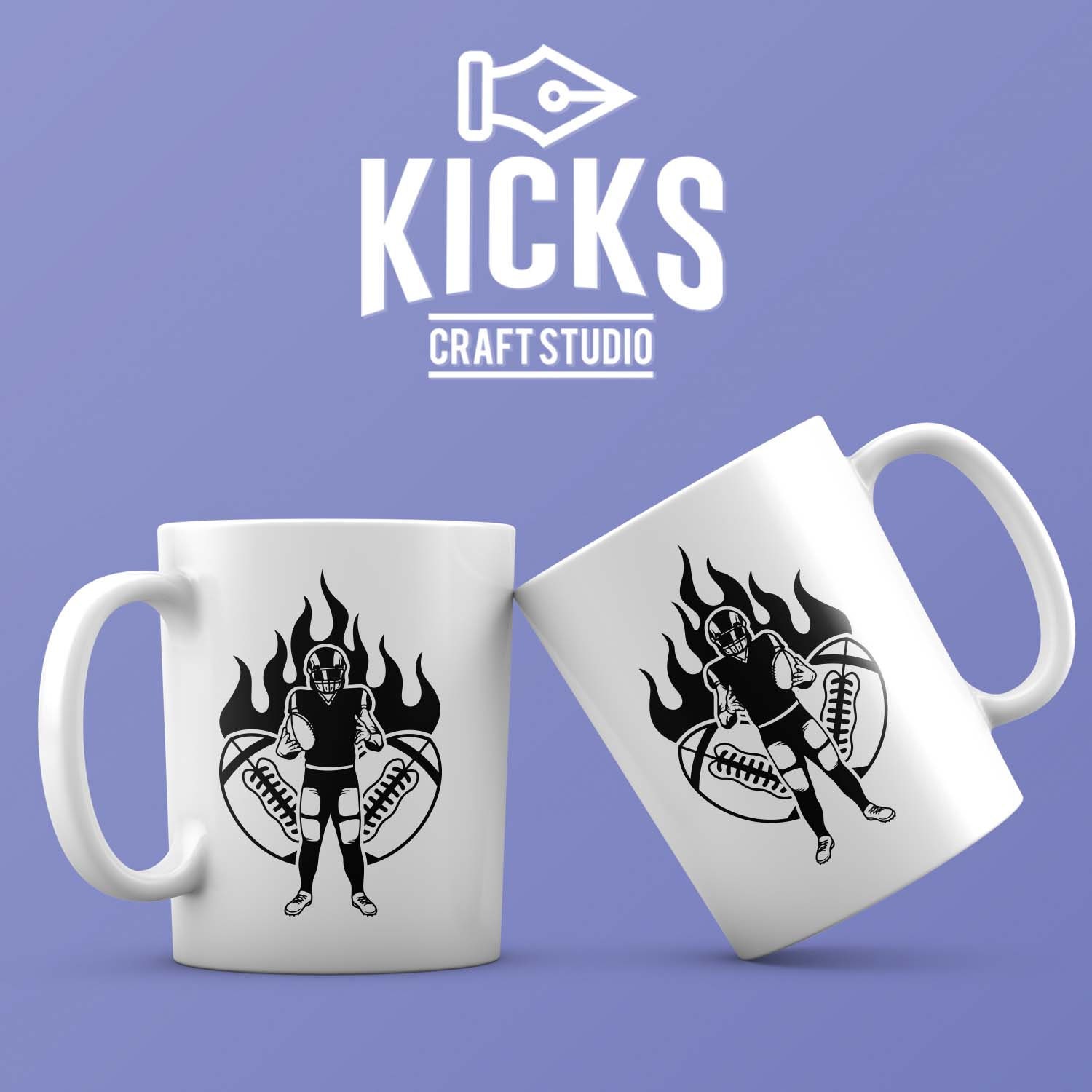 Football Player Svg, Football Player Png, Football Cutfile, Football ...