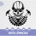Carpenter Skull Svg, Carpenter Svg, Carpenter Png, Skull Svg, Skull Png ...