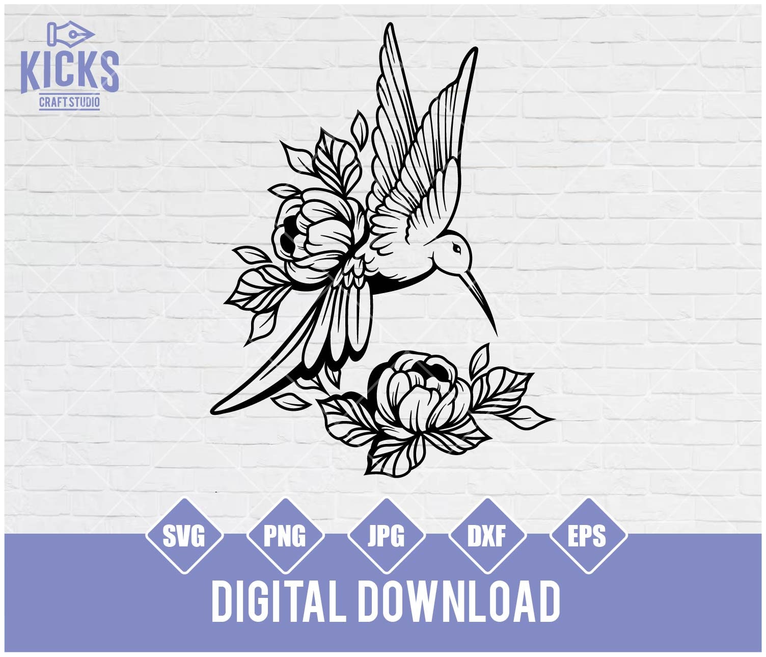 Hummingbird Svg, Hummingbird Floral Wreath Svg, Flower Humming Bird Svg ...