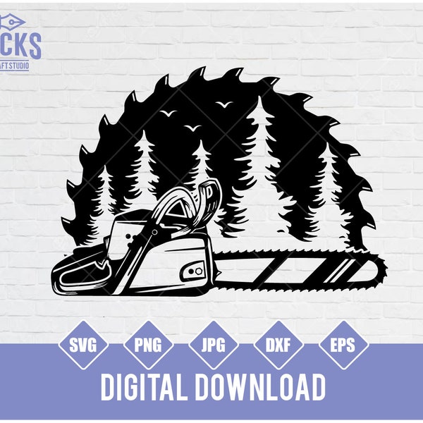Chainsaw Svg - Etsy