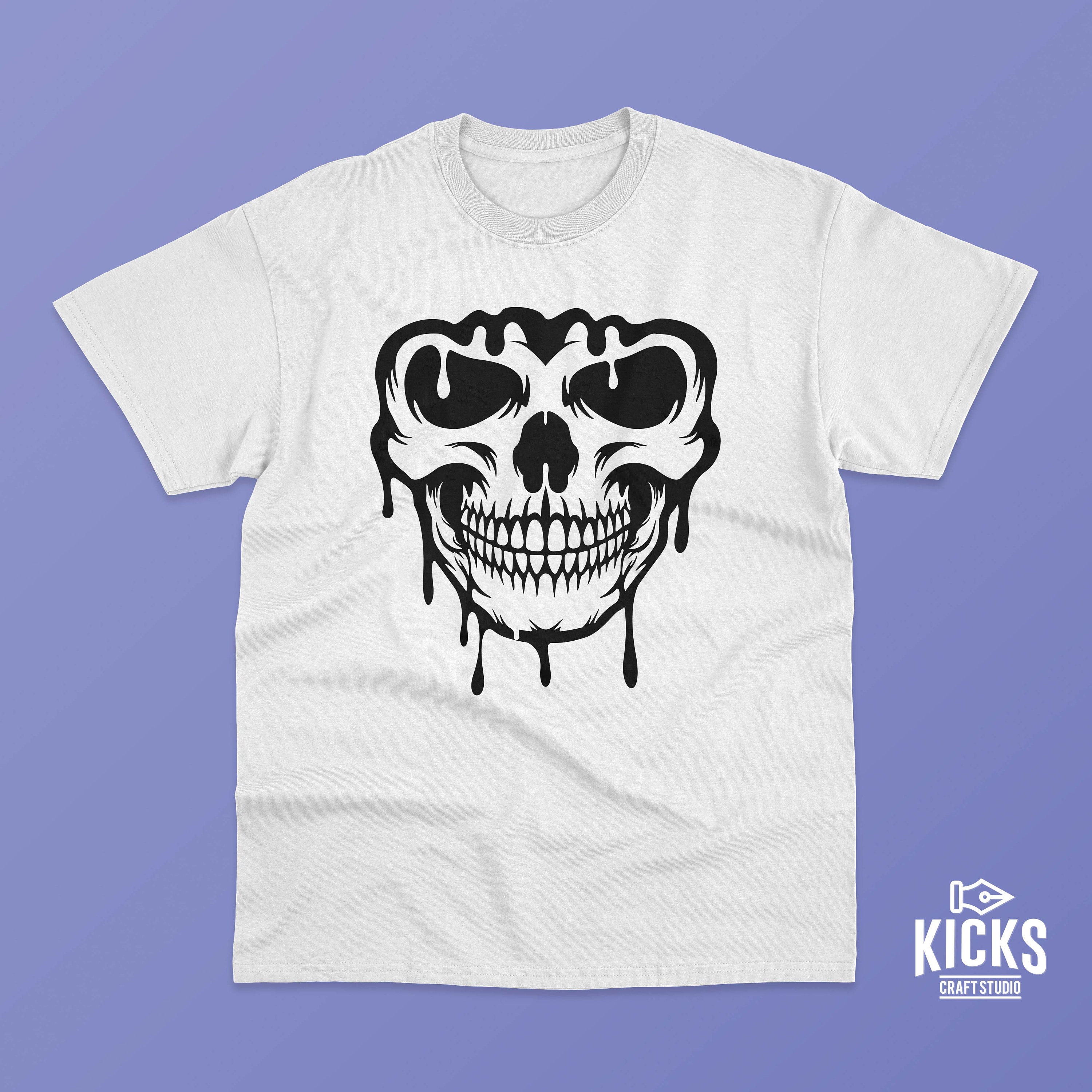 Dripping Skull Svg, Skeleton SVG, Human Skull Svg, Gothic Skull Svg ...