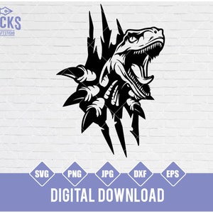 Raptor Scratch Wall Decal SVG: Dinosaur Claw Clip Art (digital Download ...