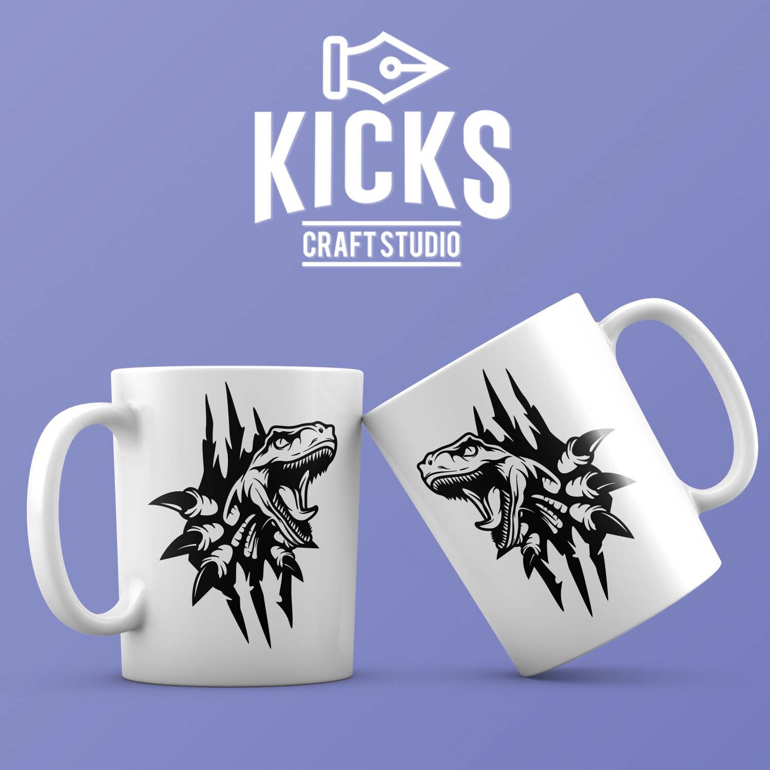 Raptor in the Wall Scratch Svg, Velociraptor Dinosaur Sharp Claws Clip ...