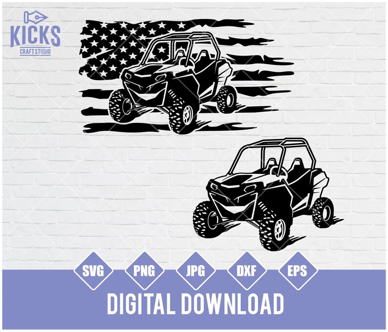 USA Atv Svg, Utv Svg, RZR Atv Svg, Atv Offroad Svg, Dirty 4 Wheels, Atv ...