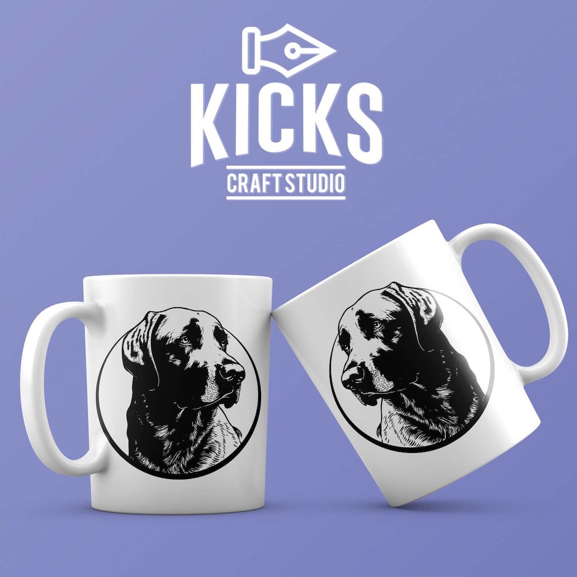 Retriever Labrador Template,labrador SVG and PNG for Hand Cutting, SVG ...