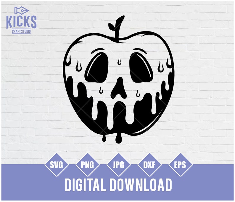 Poison Apple SVG, Cricut Svg, Clipart, Layered SVG, Files for Cricut ...