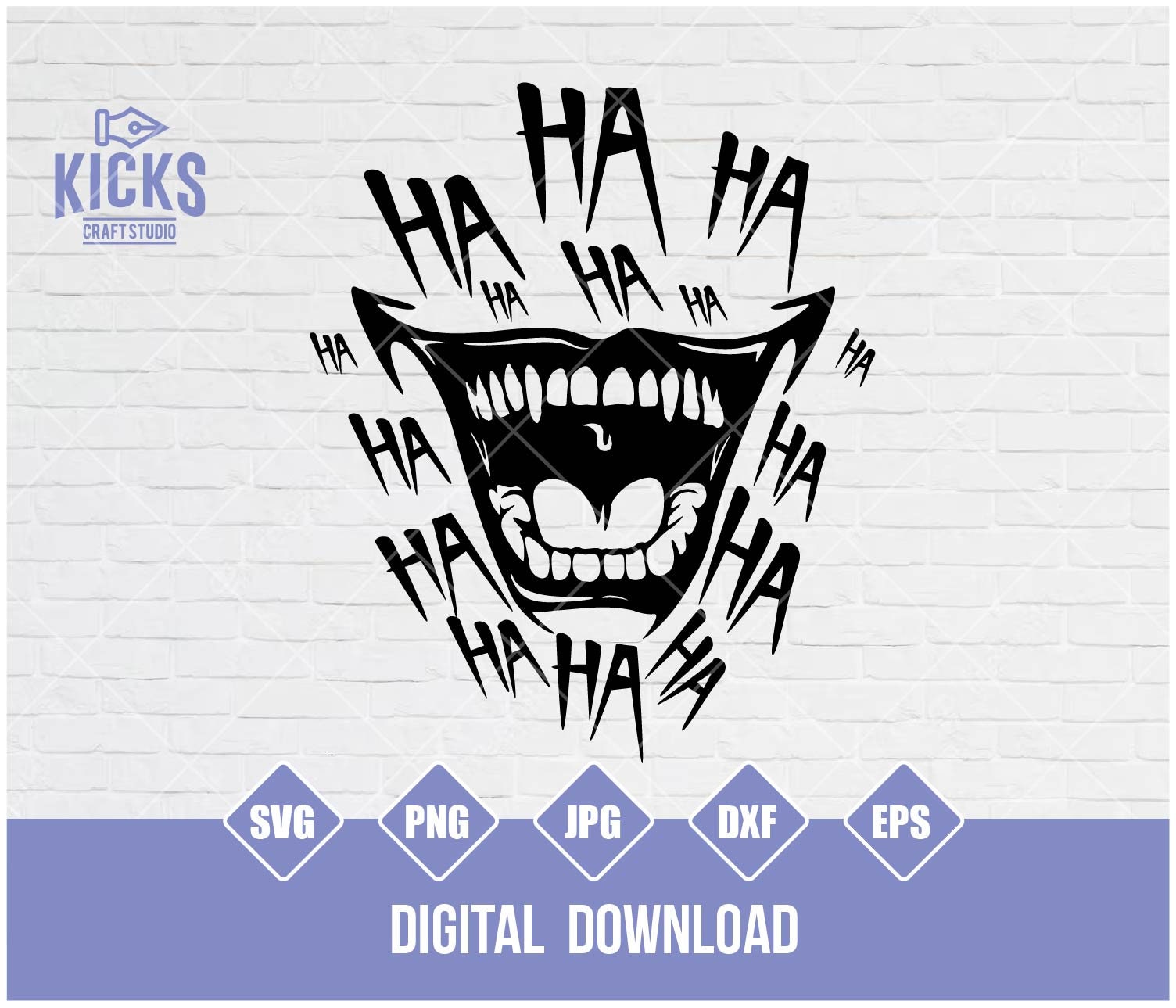 Joker Smile SVG, Clown Smile SVG, Joker Smile Shirt, Joker, Scary Smile ...