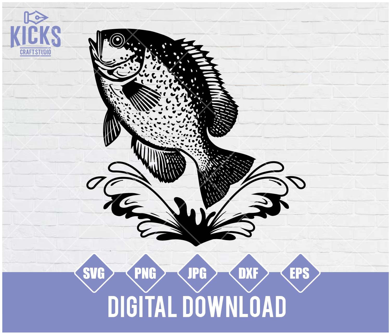 Crappie Fishing Svg, Fishing Svg, Crappie Fish Svg, Crappie Clipart ...