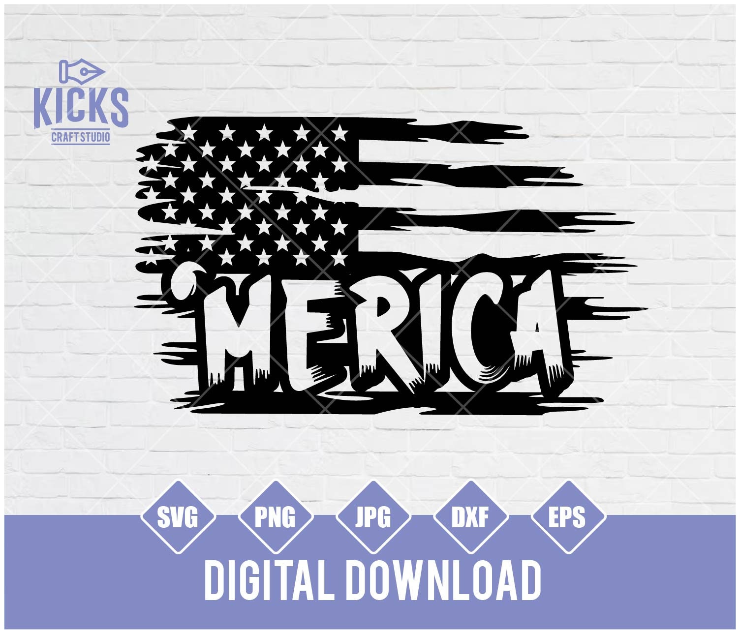 Merica Svg, 4th of July Svg, Independence Day Svg, Distressed American ...
