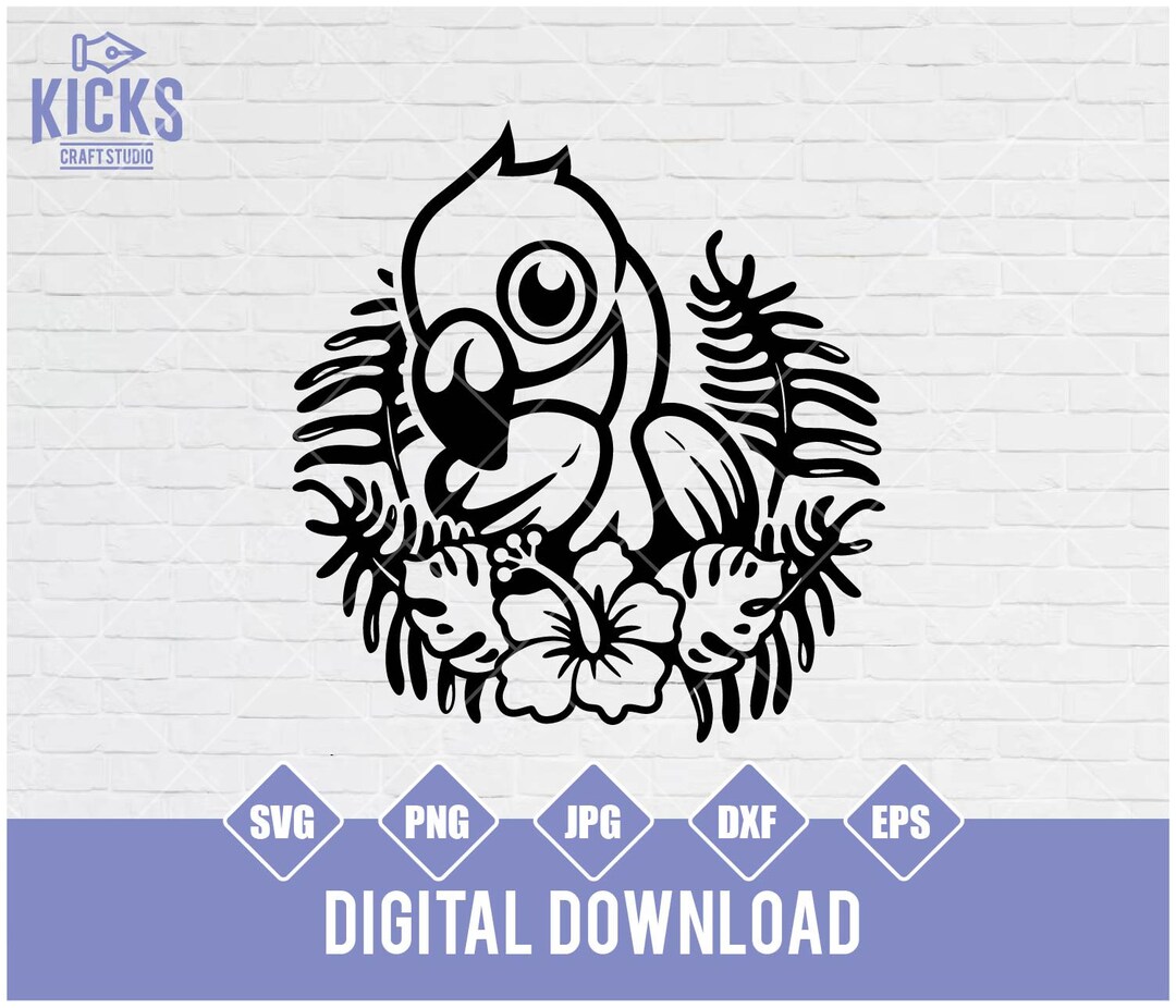 Floral Flamingo Svg, Tropical Summer Beach Clipart, Layered Pink ...