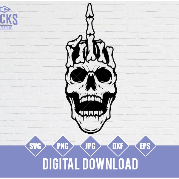 Middle Finger Dxf Files - Etsy