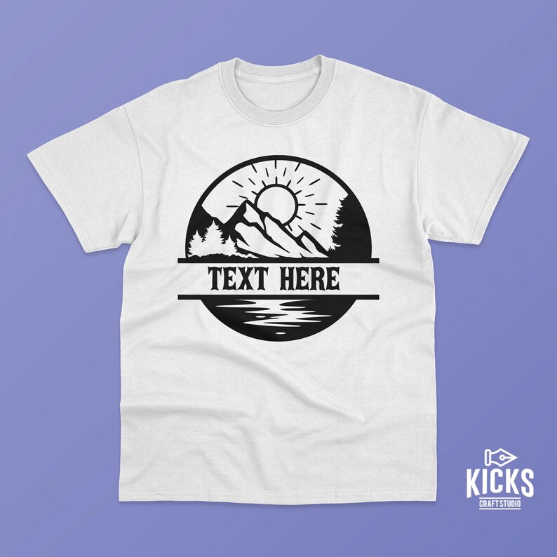 Mountain Scene SVG: Adventure Landscape Cut Files (digital Download) - Etsy