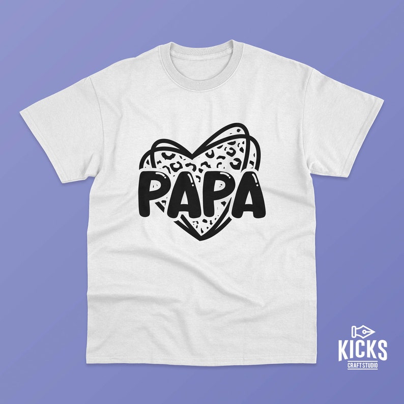 Papa Svg, Papa Png, Papa Cursive Script Font, Dad Life Svg, Father T ...