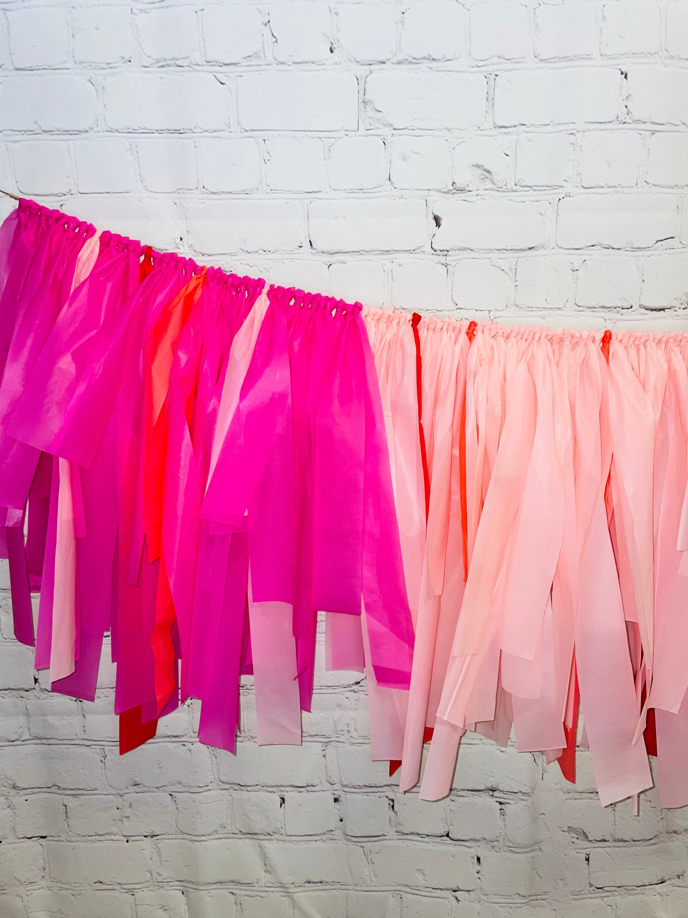 Mini Fringe, Streamer Backdrop, Garland, Birthday Garland, Valentines ...