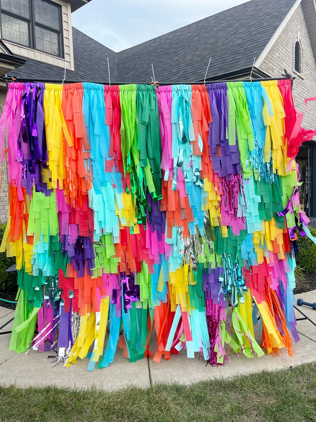 Fiesta Backdrop, Fringe Wall, Fringe Backdrop, Cinco De Mayo, Streamers ...