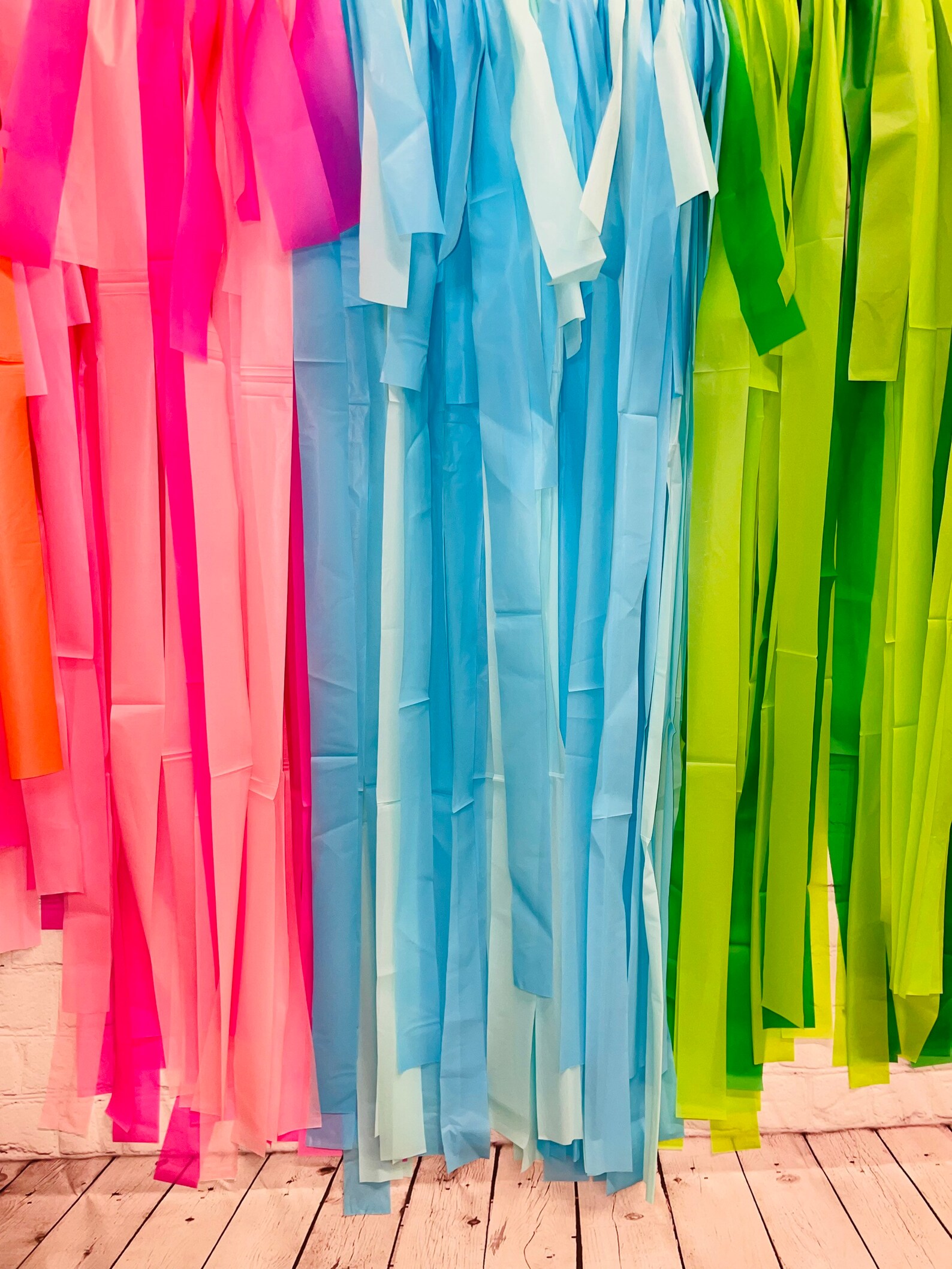 Fiesta Backdrop Streamer Backdrop Plastic Tablecloth | Etsy