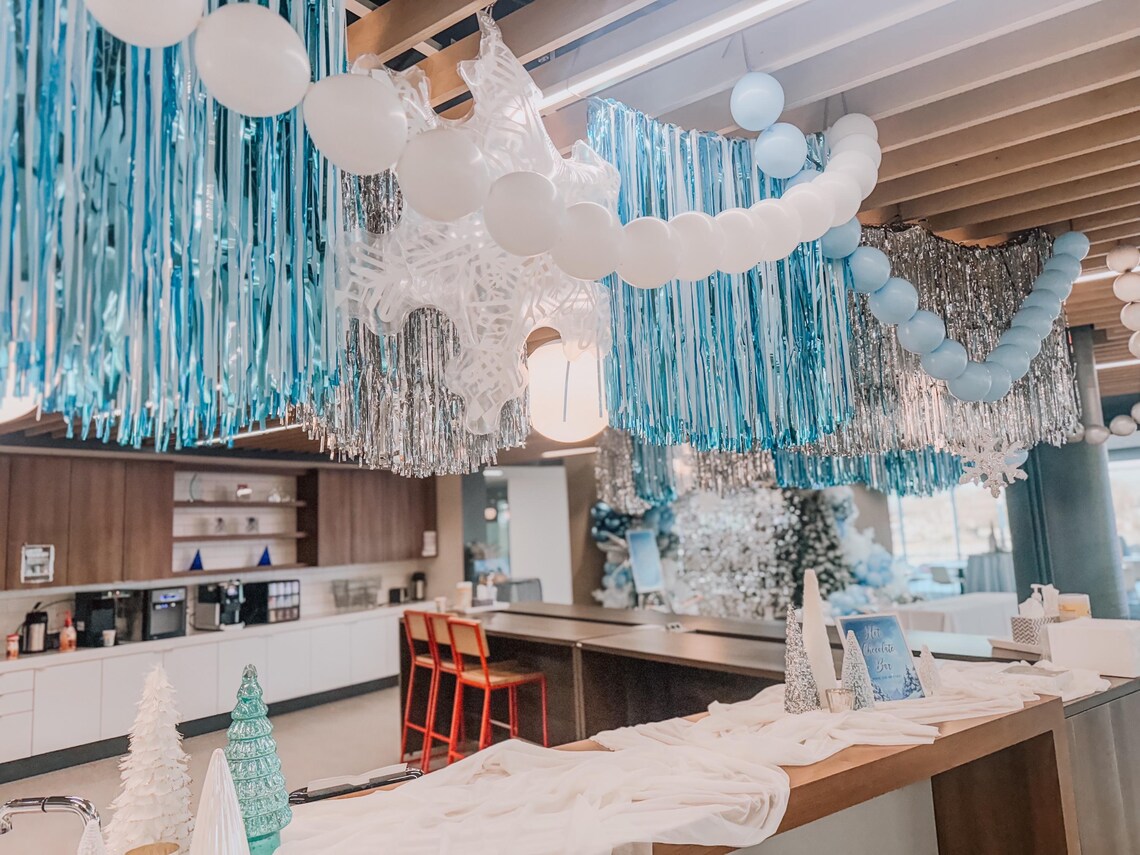 CUSTOM Tinsel Ceiling Aerials, Ceiling Installations, Ceiling Fringes ...