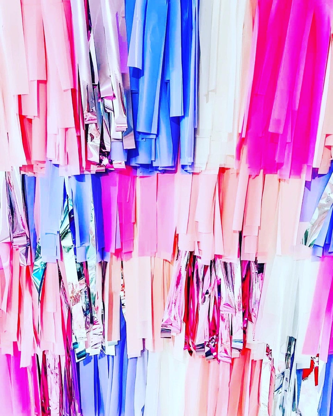 Pretty in Pink Backdrop, Fringe Backdrop, Photo Backdrop, Large ...