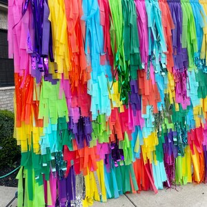 Fiesta Backdrop, Fringe Wall, Fringe Backdrop, Cinco De Mayo, Streamers ...