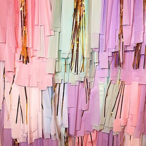 Photo Backdrop, Pastel Backdrop, Streamer Backdrop, Birthday, Easter ...