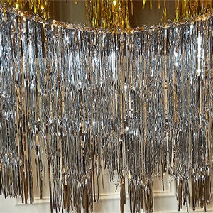 CUSTOM Tinsel Ceiling Aerials, Ceiling Installations, Ceiling Fringes ...