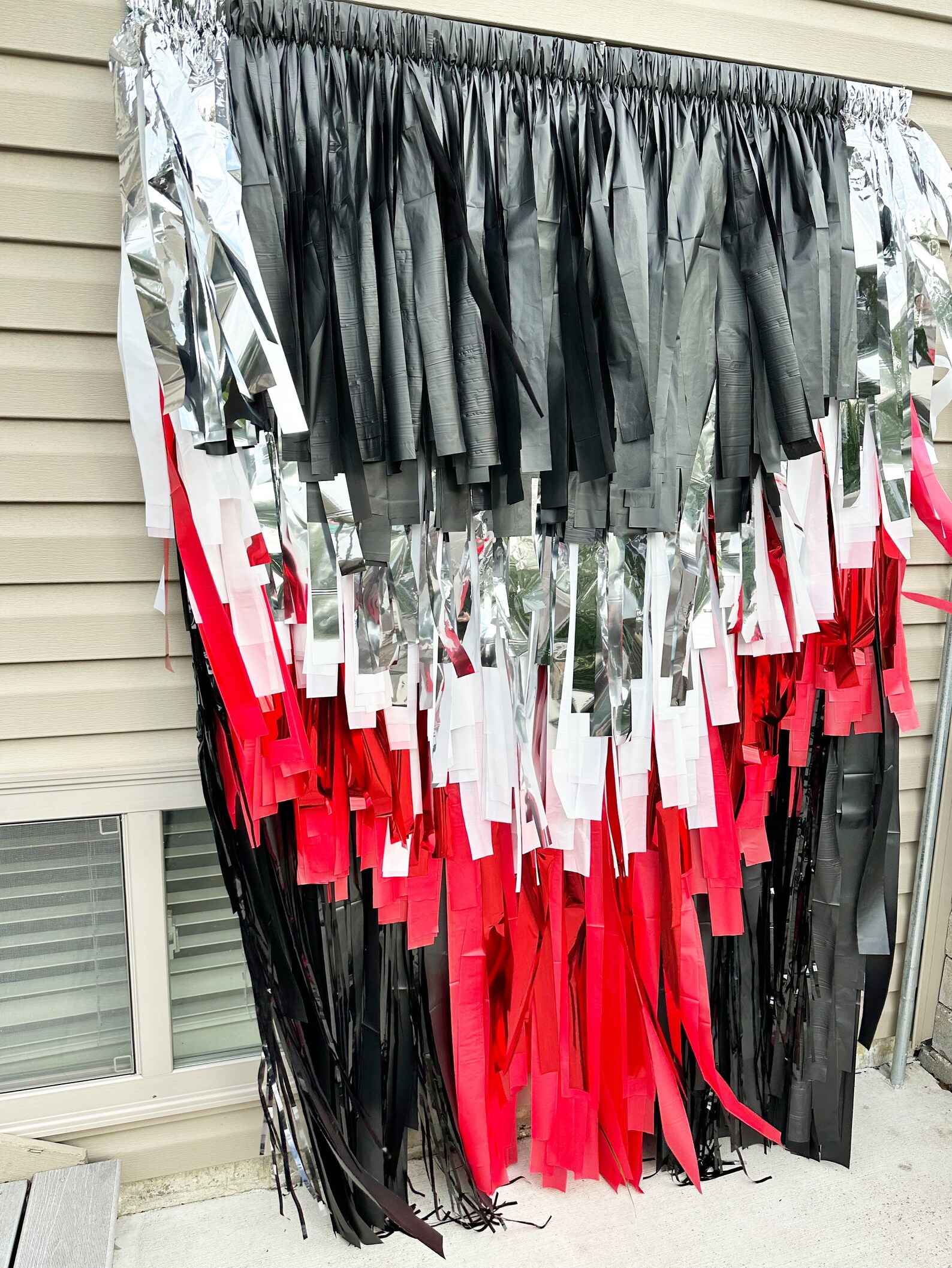 Graduation Backdrop, Sports, Streamer Backdrop, Streamer Wall ...