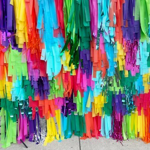 Fiesta Backdrop, Fringe Wall, Fringe Backdrop, Cinco De Mayo, Streamers ...