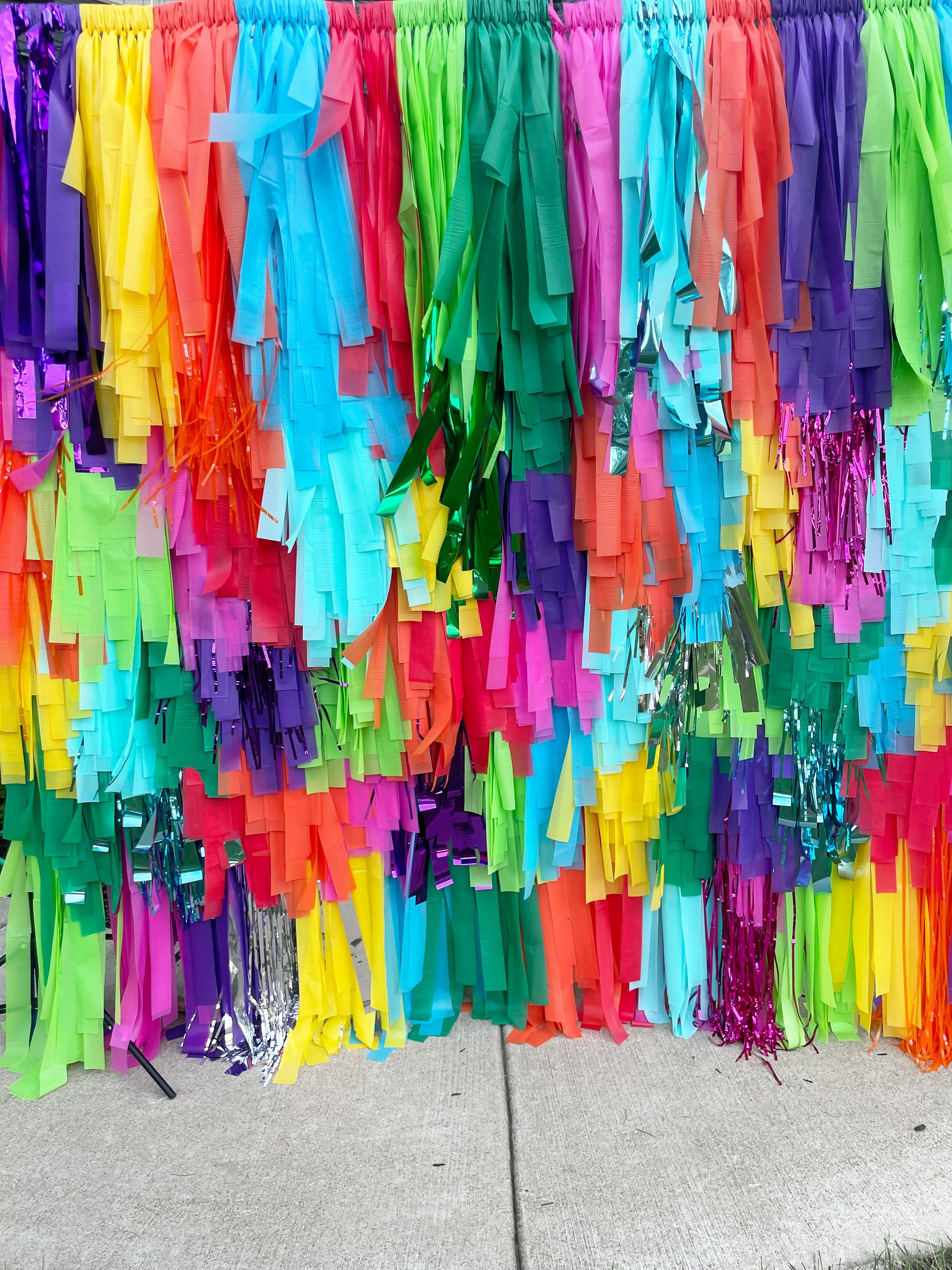 Fiesta Backdrop, Fringe Wall, Fringe Backdrop, Cinco De Mayo, Streamers ...