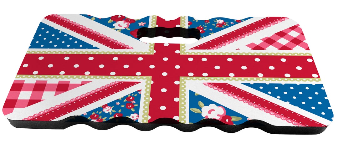 Union Jack Garden Kneeling Pad - Foam Pad 40cm X 20cm Kneeler Mat ...