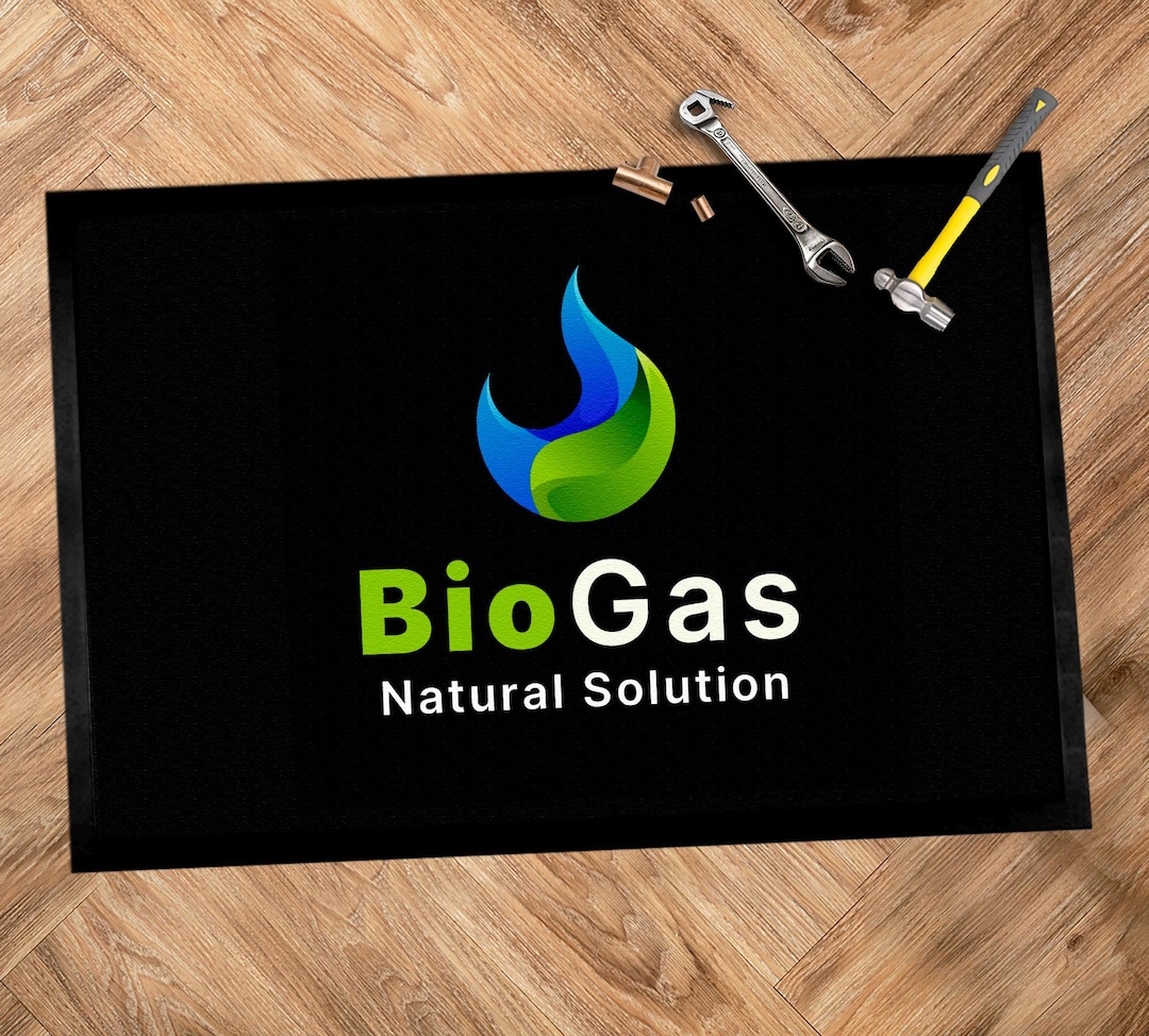 Personalised Plumbers Mat - Custom Business Logo Protective Work Mat ...