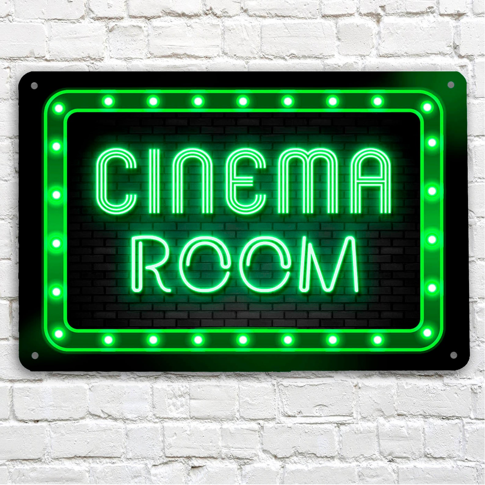 Cinema Room Sign Printed Home Cinema Movie Room A4 Metal - Etsy