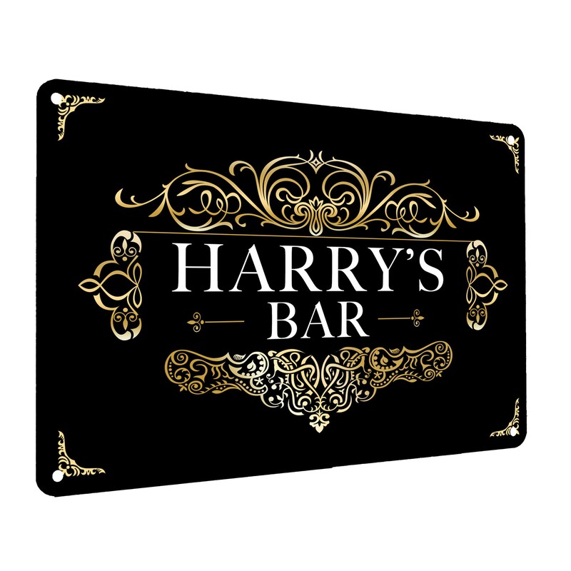Personalized Bar Signs - Etsy