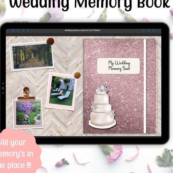 Wedding Memory Book - Etsy