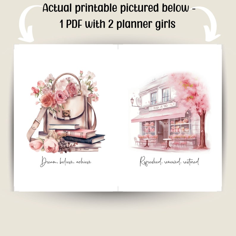 Printable Coffee Café A5 Planner Dashboard Set Stay - Etsy