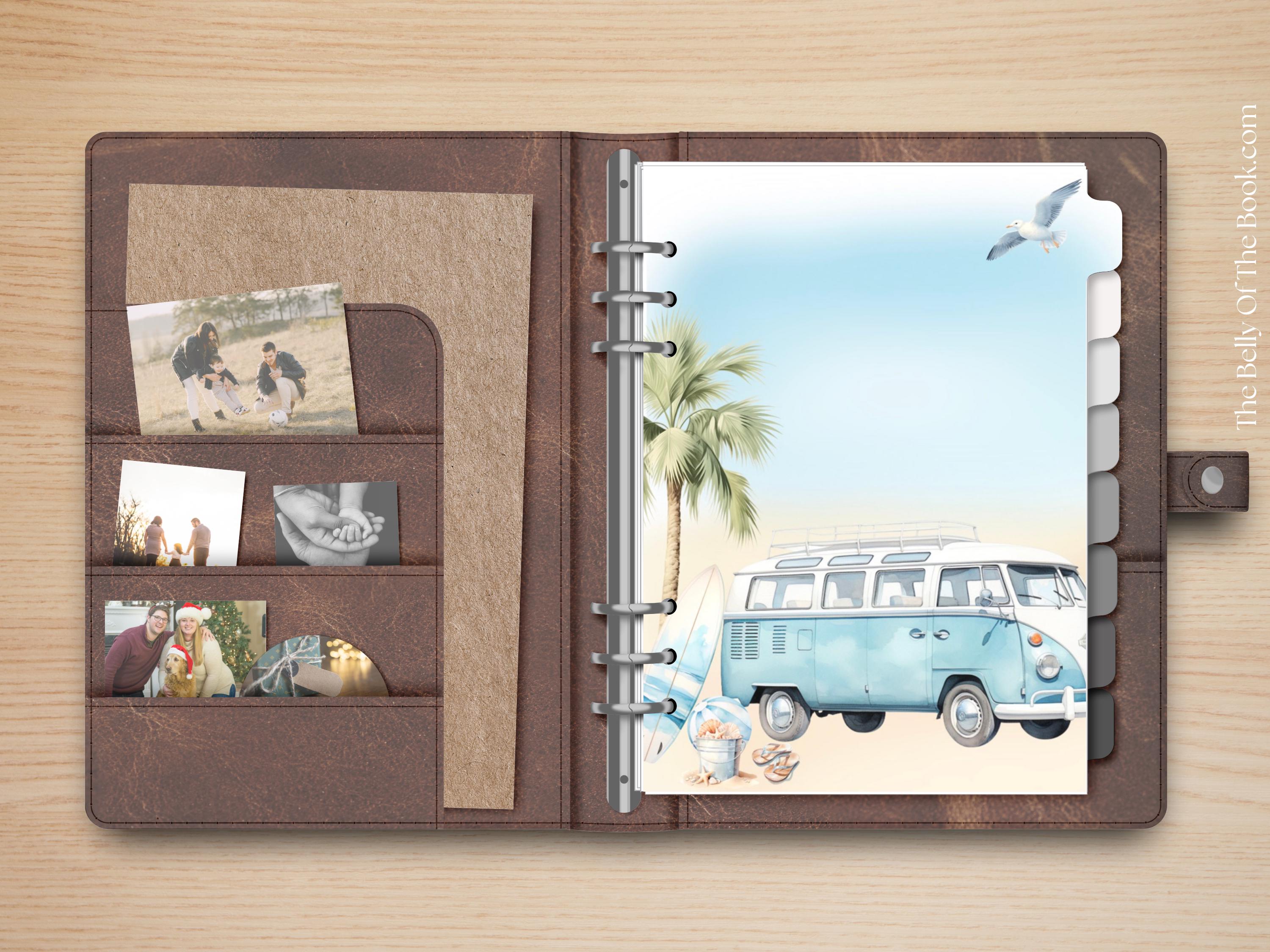 Seaside Escape Printable Planner Dashboard Bundle - Summer Fun Beach ...