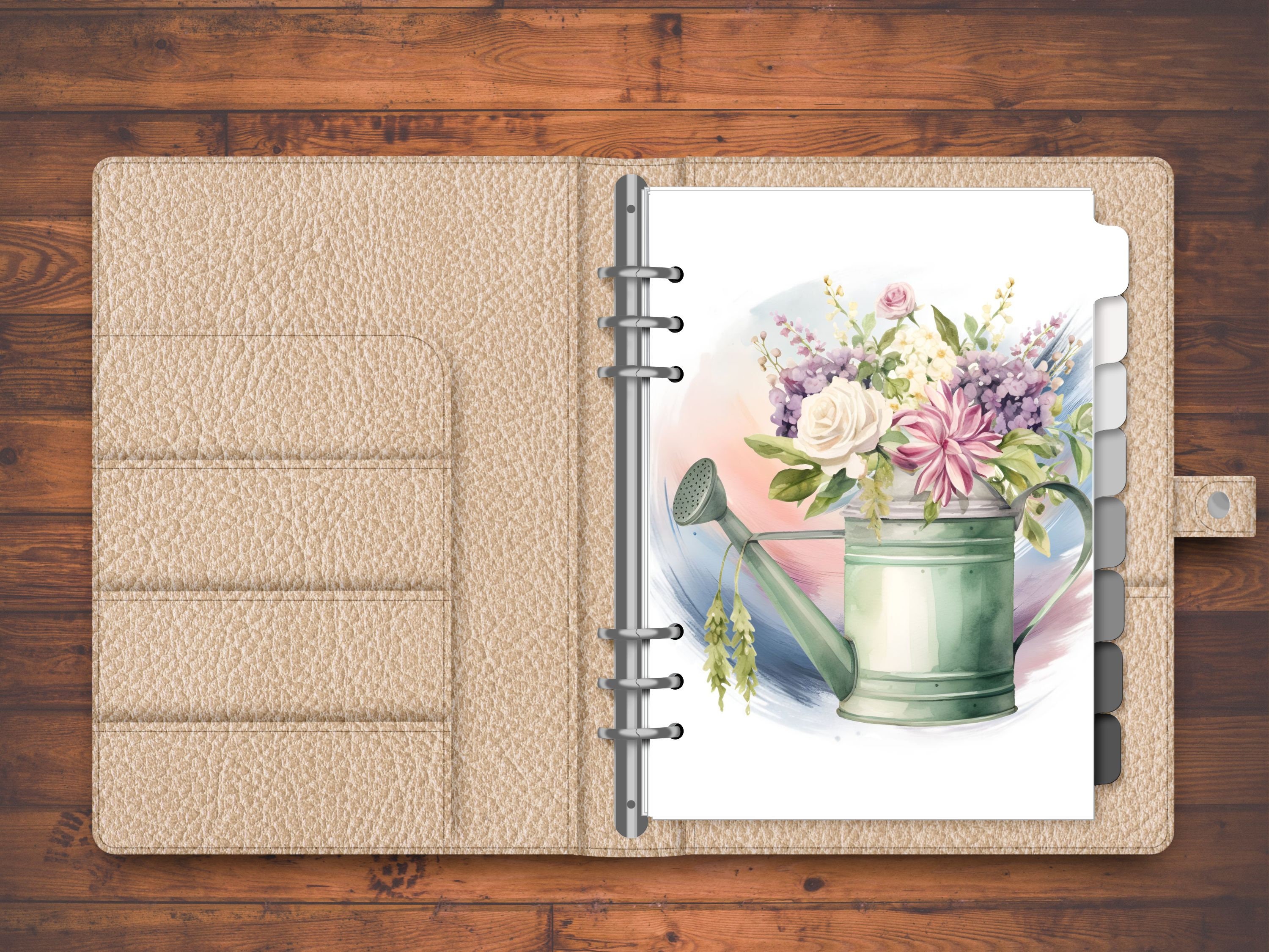 Printable Spring Flower Planner Dashboard Bundle - Multiple Sizes ...