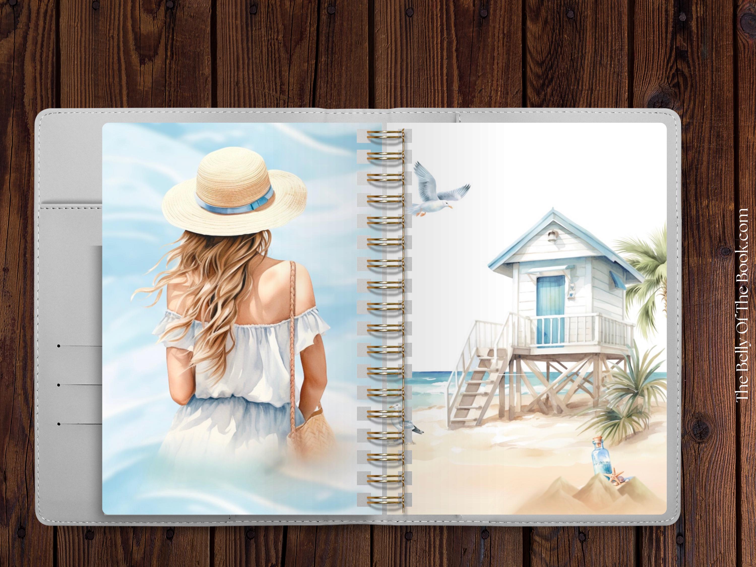 Seaside Escape Printable Planner Dashboard Bundle - Summer Fun Beach ...