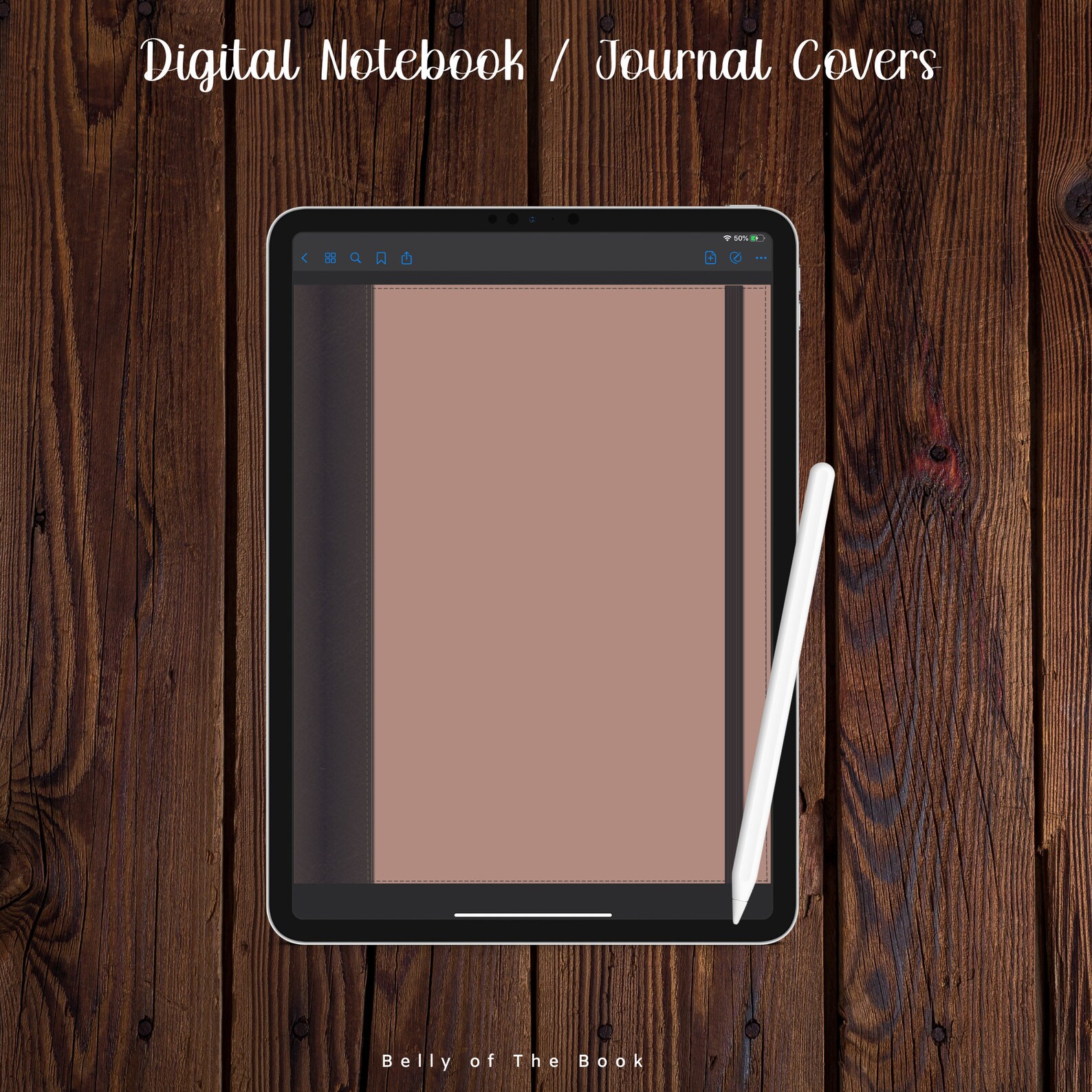 6 Digital Notebook / Journal Covers for Digital Planners or Notebooks ...