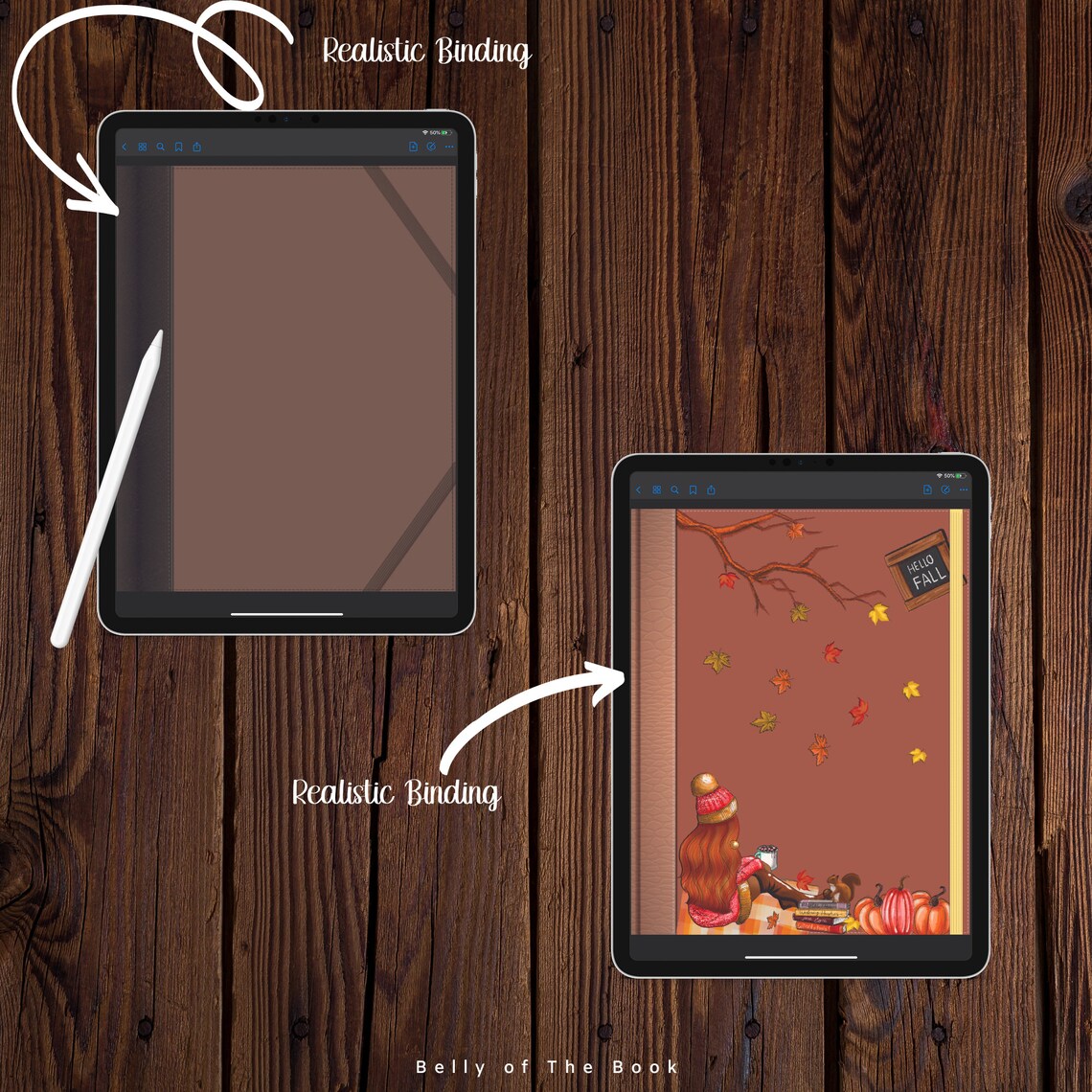 6 Digital Notebook / Journal Covers for Digital Planners or Notebooks ...