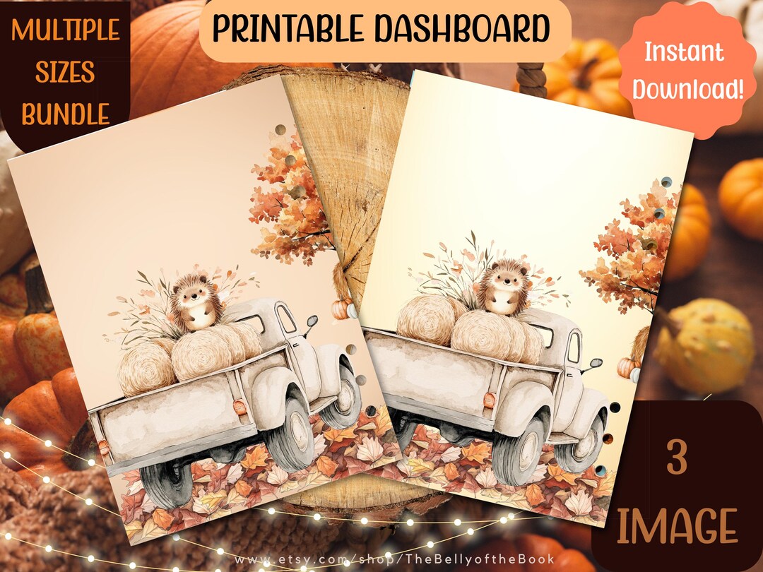 Printable Hello Fall Planner Dashboards - Summer Floral Bundle ...