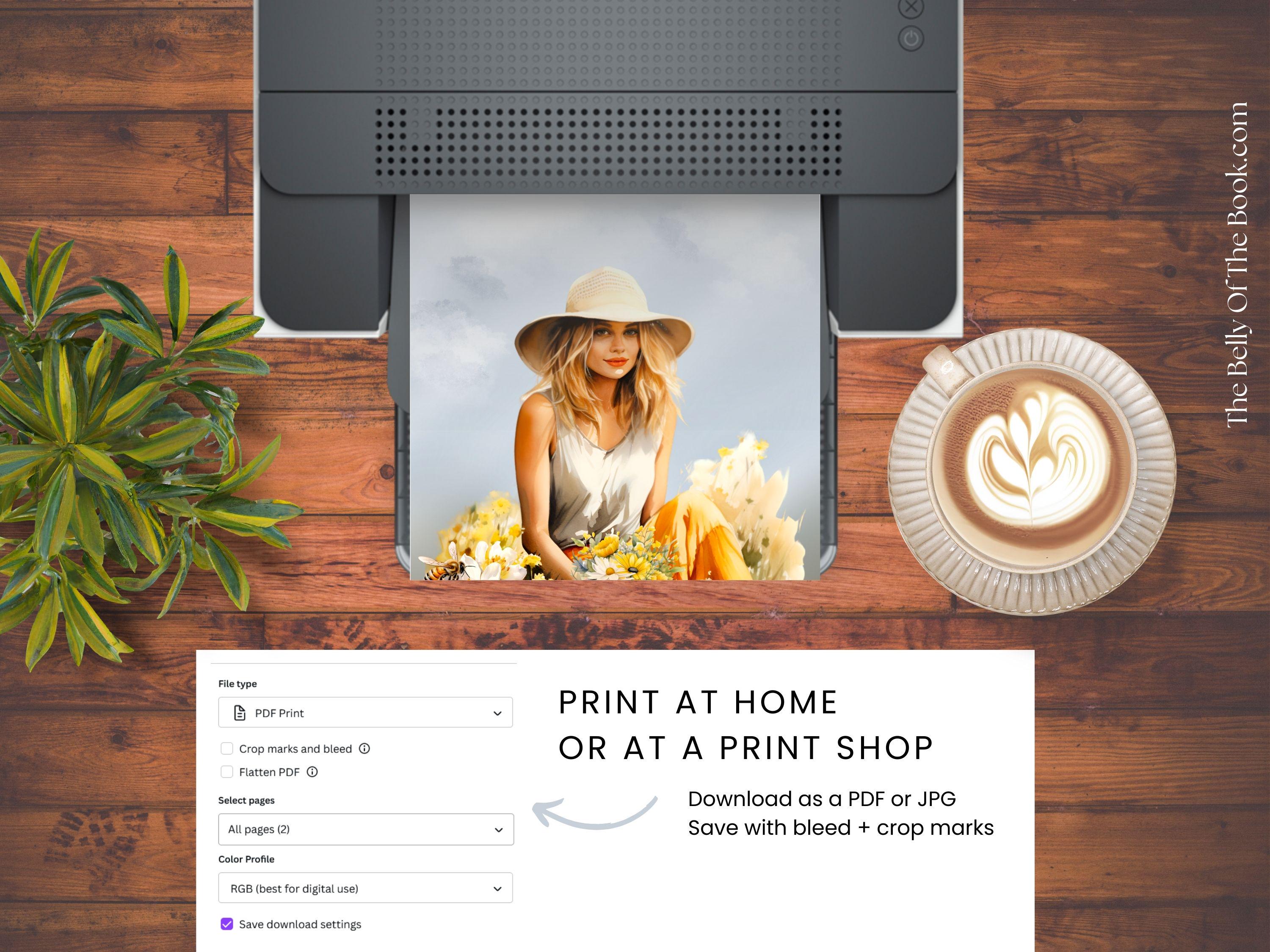 Fall Planner Dashboard Printable: Honey & Petals Autumn Leaves (digital ...