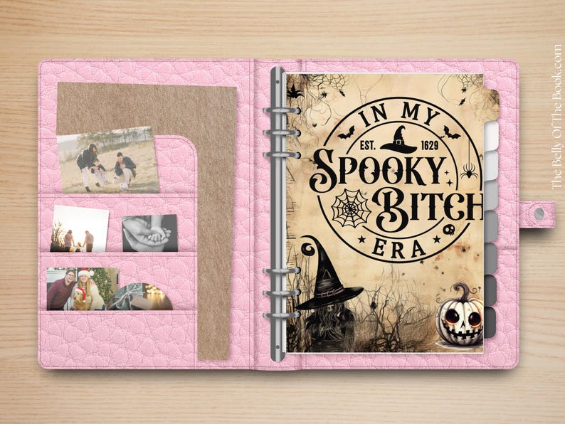 Halloween Printable Planner Dashboard - Instant Download - Spooky Bitch ...