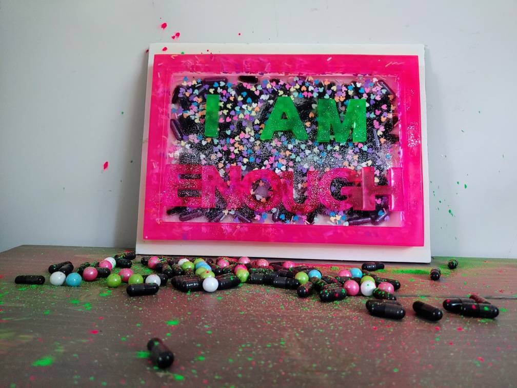 Shadow Box Wall Art Pop Art Resin Art 3-D Art Office - Etsy